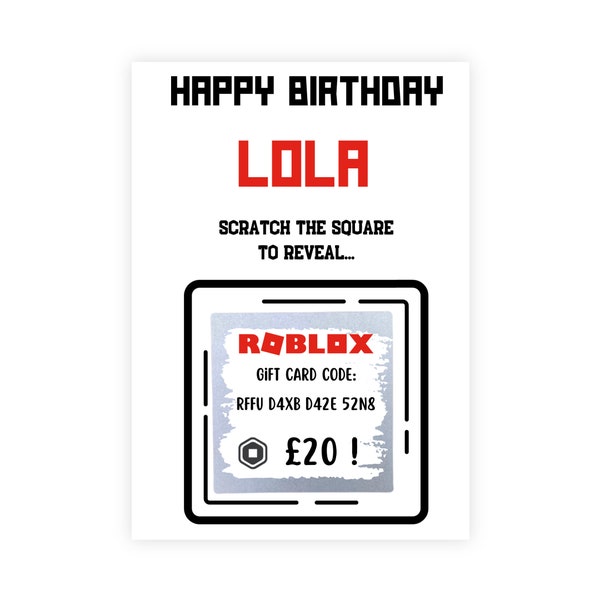 Bloxburg Birthday Card - Etsy
