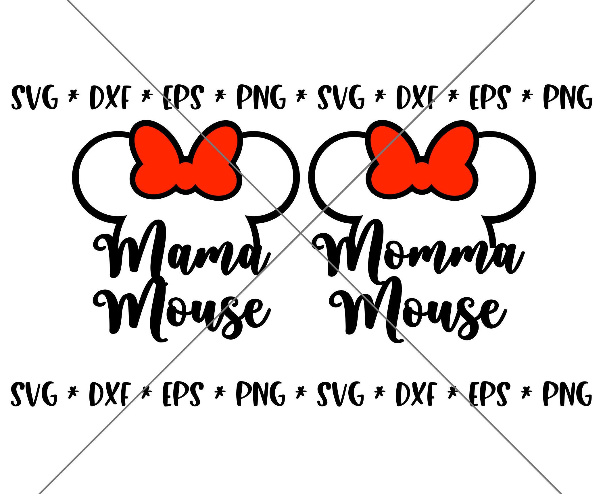 SALE Momma Mouse Mama Mouse SVG Disney svgs DXF eps png | Etsy