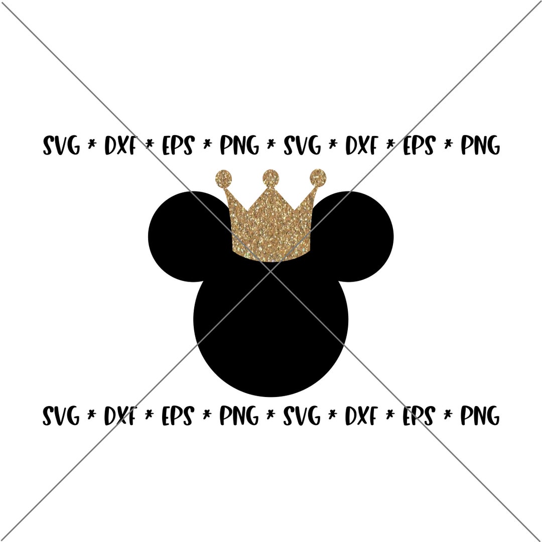 SALE!! Mouse Crown SVG, Disney Svgs, DXF, Eps, Png Instant Download ...
