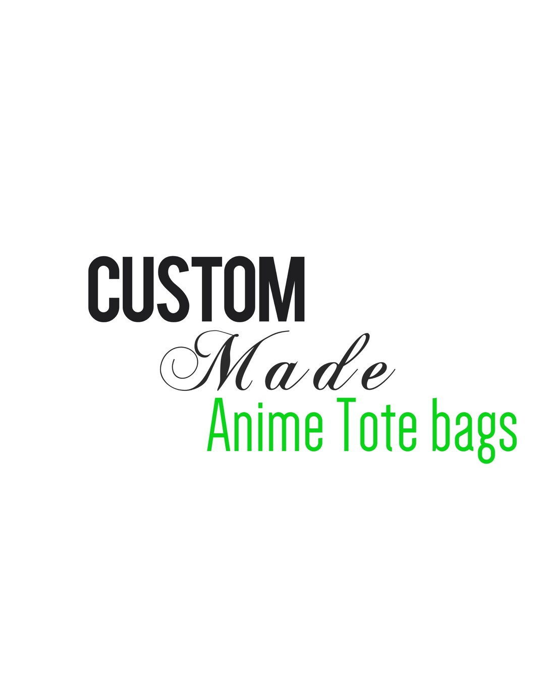 Custom Made Tote Bags - Etsy