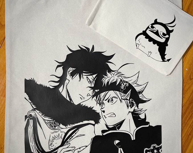 Anime Theme Totebag and Pouch - Etsy