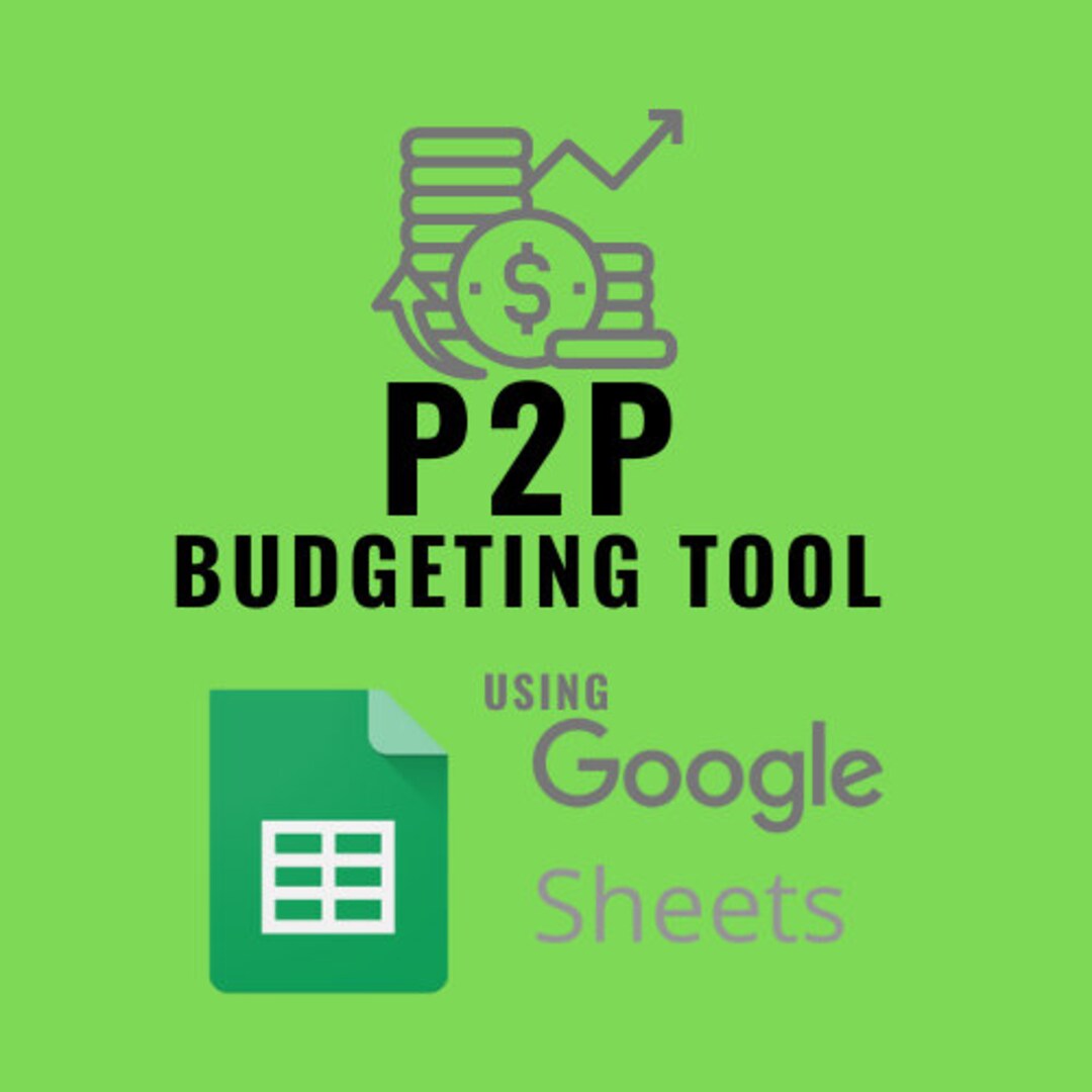 The P2P Budgeting Tool - Etsy