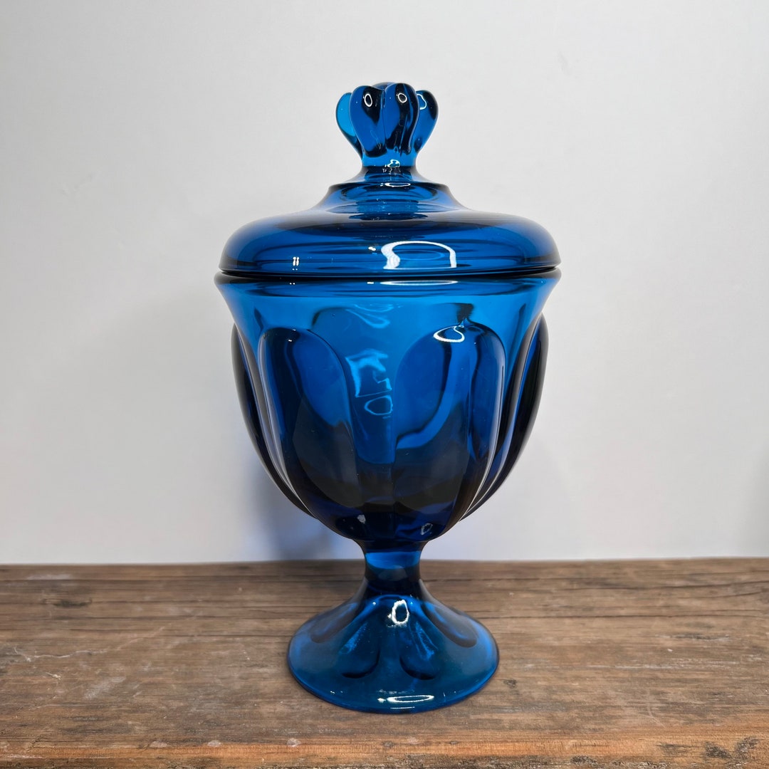 Vintage Viking Blue 6 Petal Candy Dish Retro Decor Vintage - Etsy