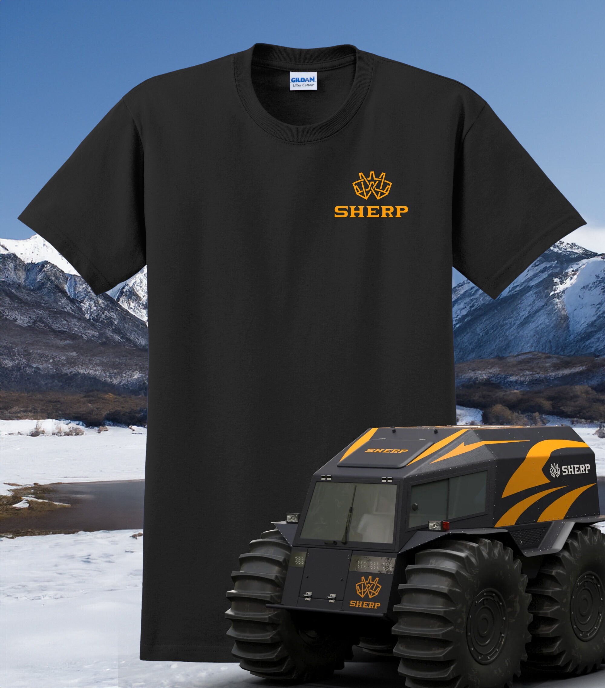 Sherp Left Chest Logo T-shirt - Etsy