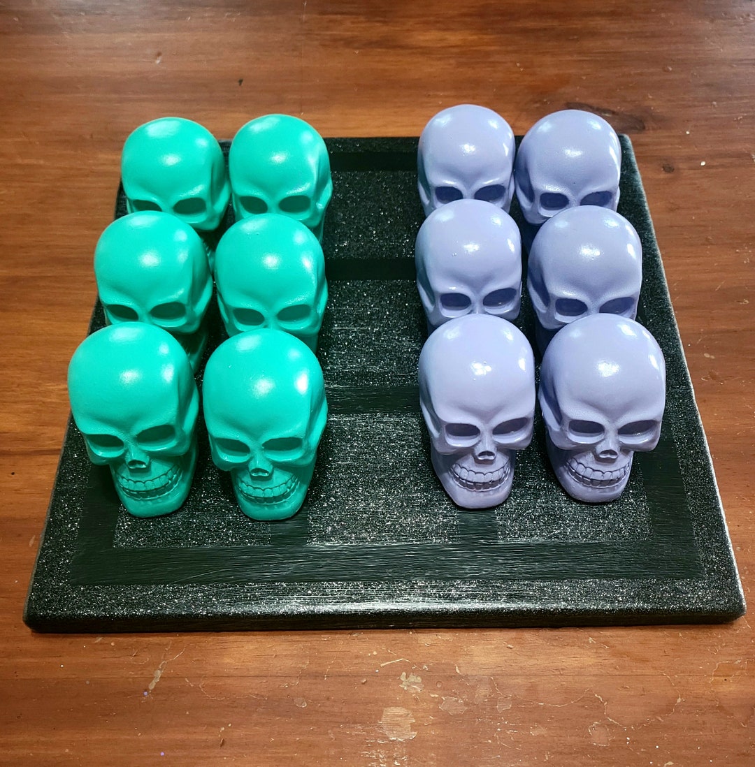 Skull Tic Tac Toe Game - Etsy