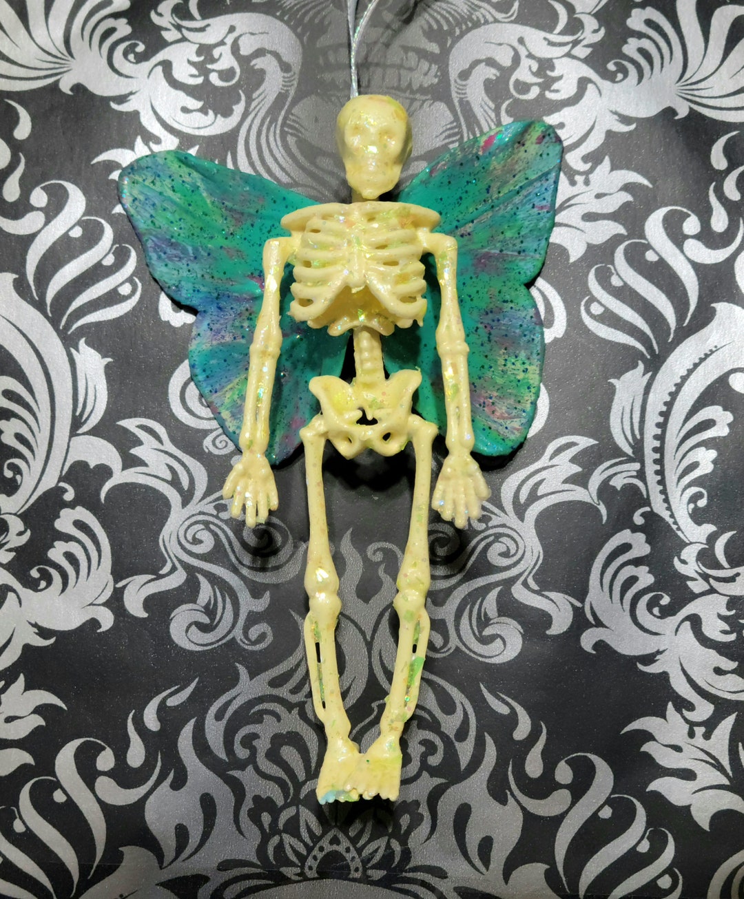 Yellow Skeleton With Wings - Etsy