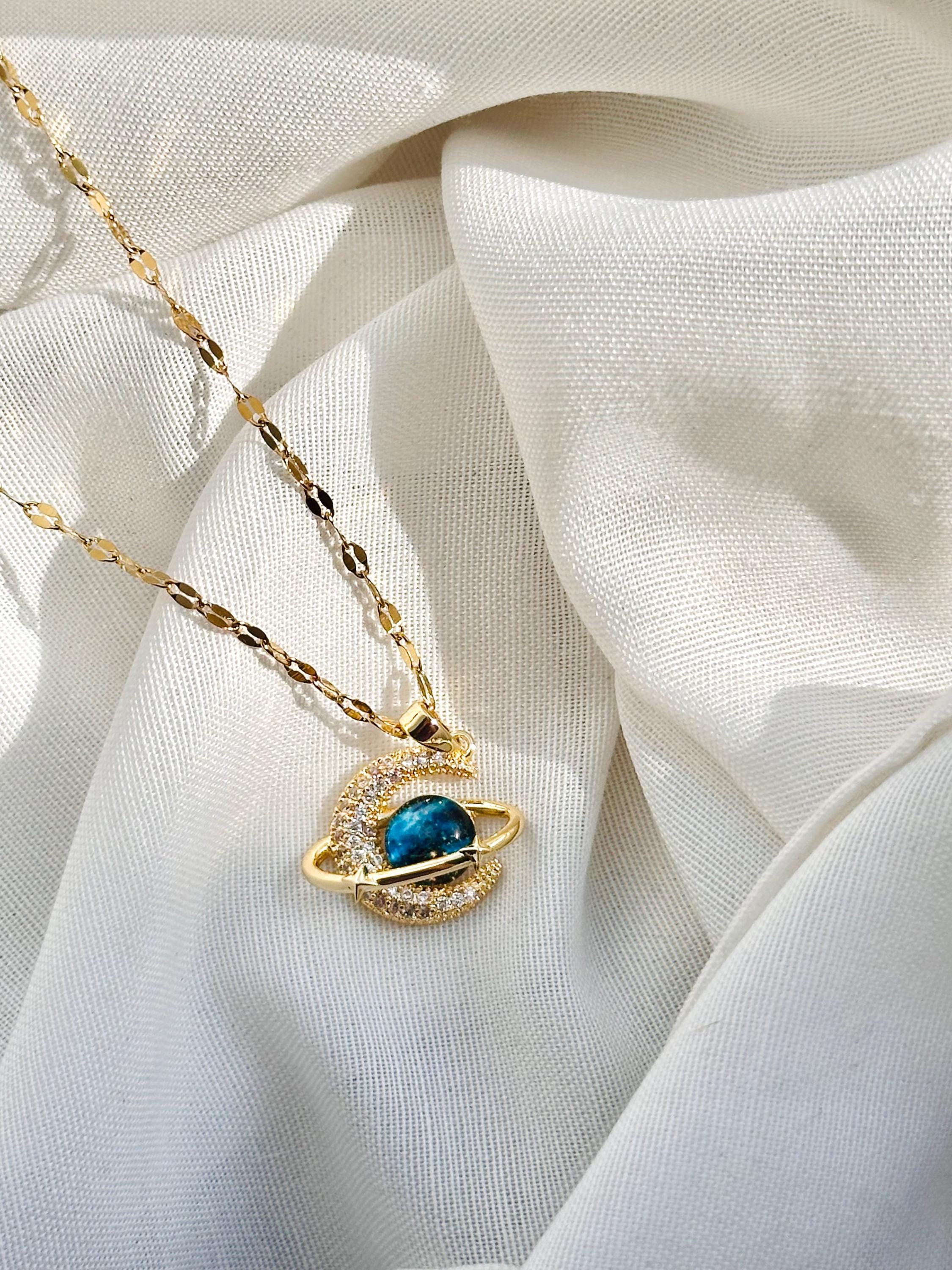 Fairycore Moon & Star Necklace: 18K Gold Celestial Pendant - Etsy
