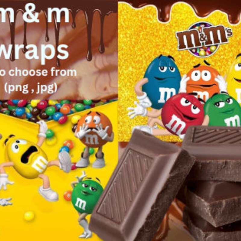 M and M Logo Download - Etsy