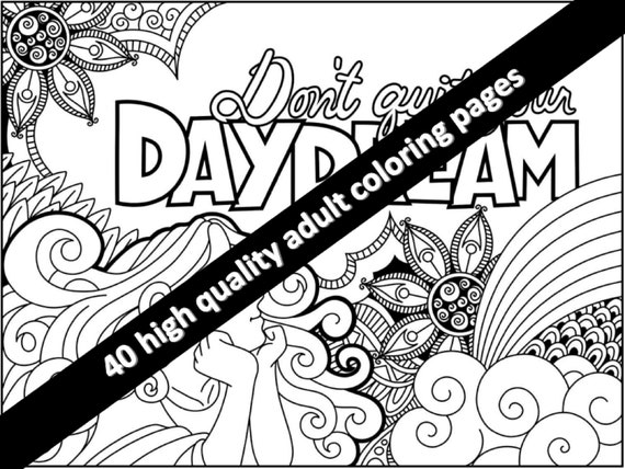 40 High Quality Adult Coloring Pages Beautiful Images and | Etsy Australia