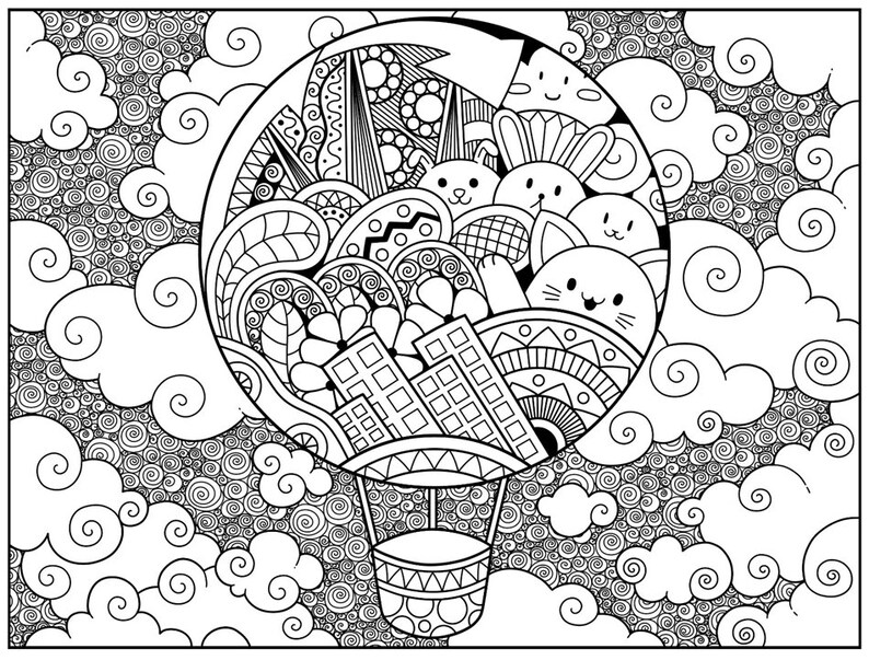 The Biggest Coloring Sheet Ever (maybe?) Over 2 Yards Wide and High! - Etsy
