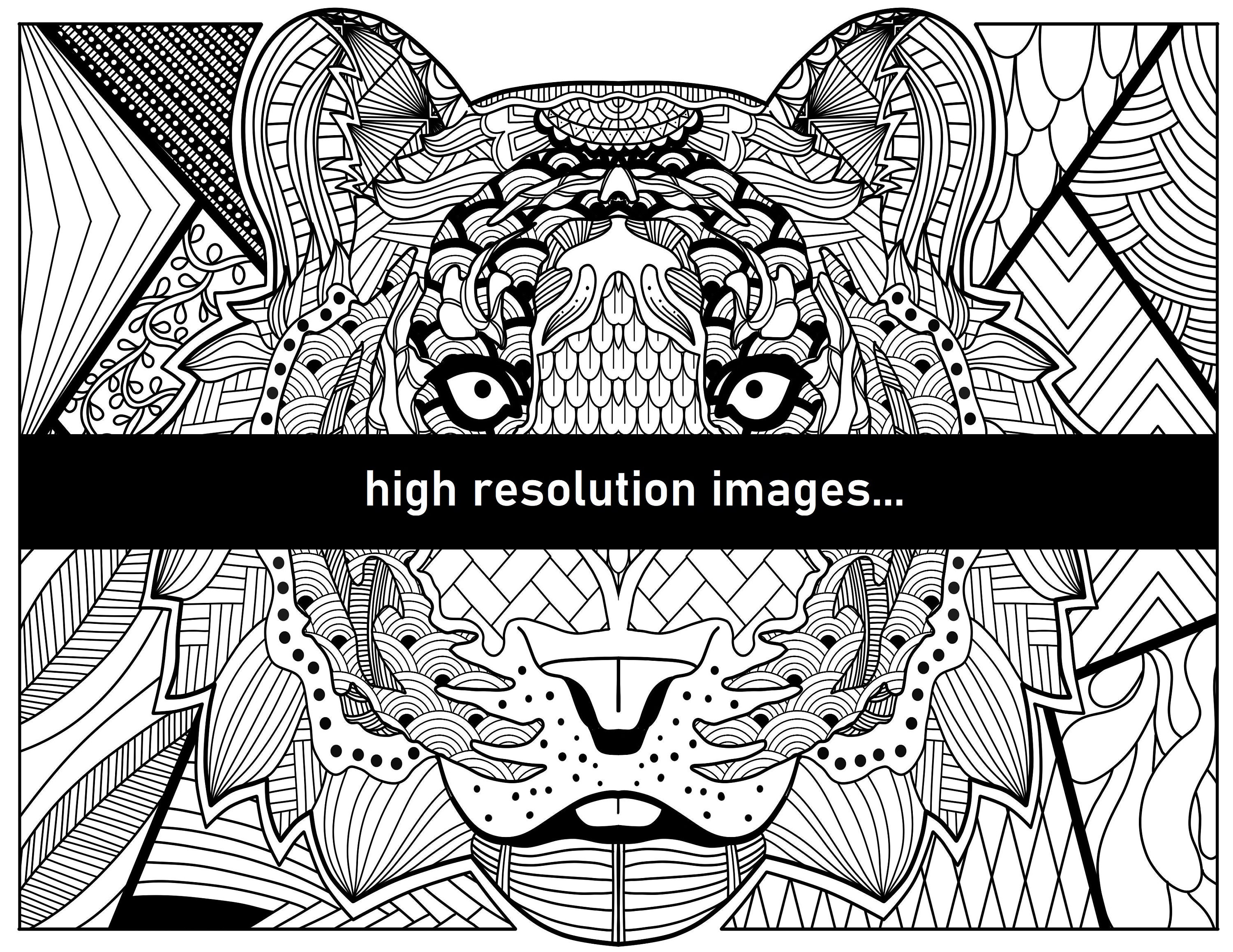 20 High Quality Adult Coloring Pages Zen, Relax, Unwind - Etsy
