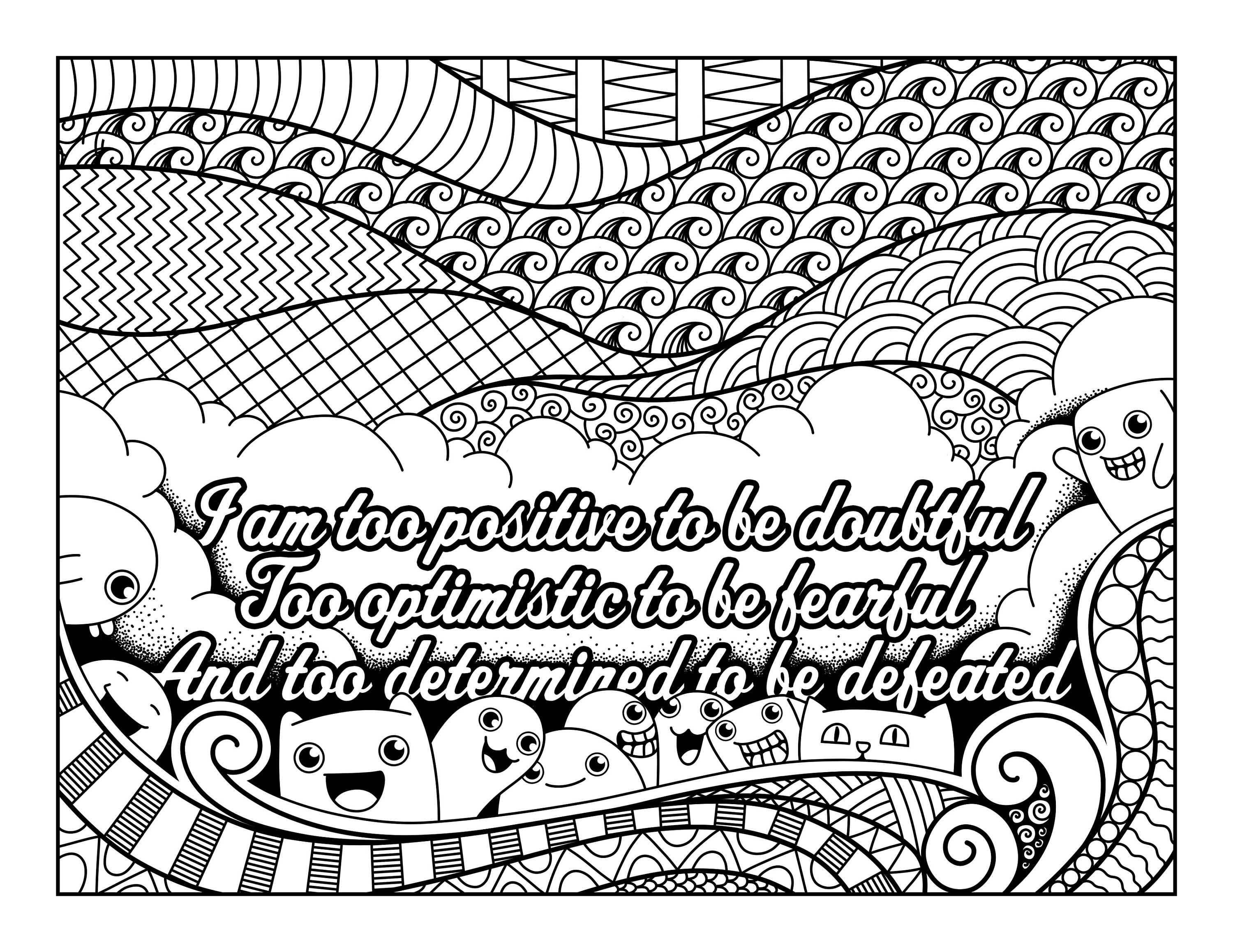 40 High Quality Adult Coloring Pages Beautiful Images and Motivational ...