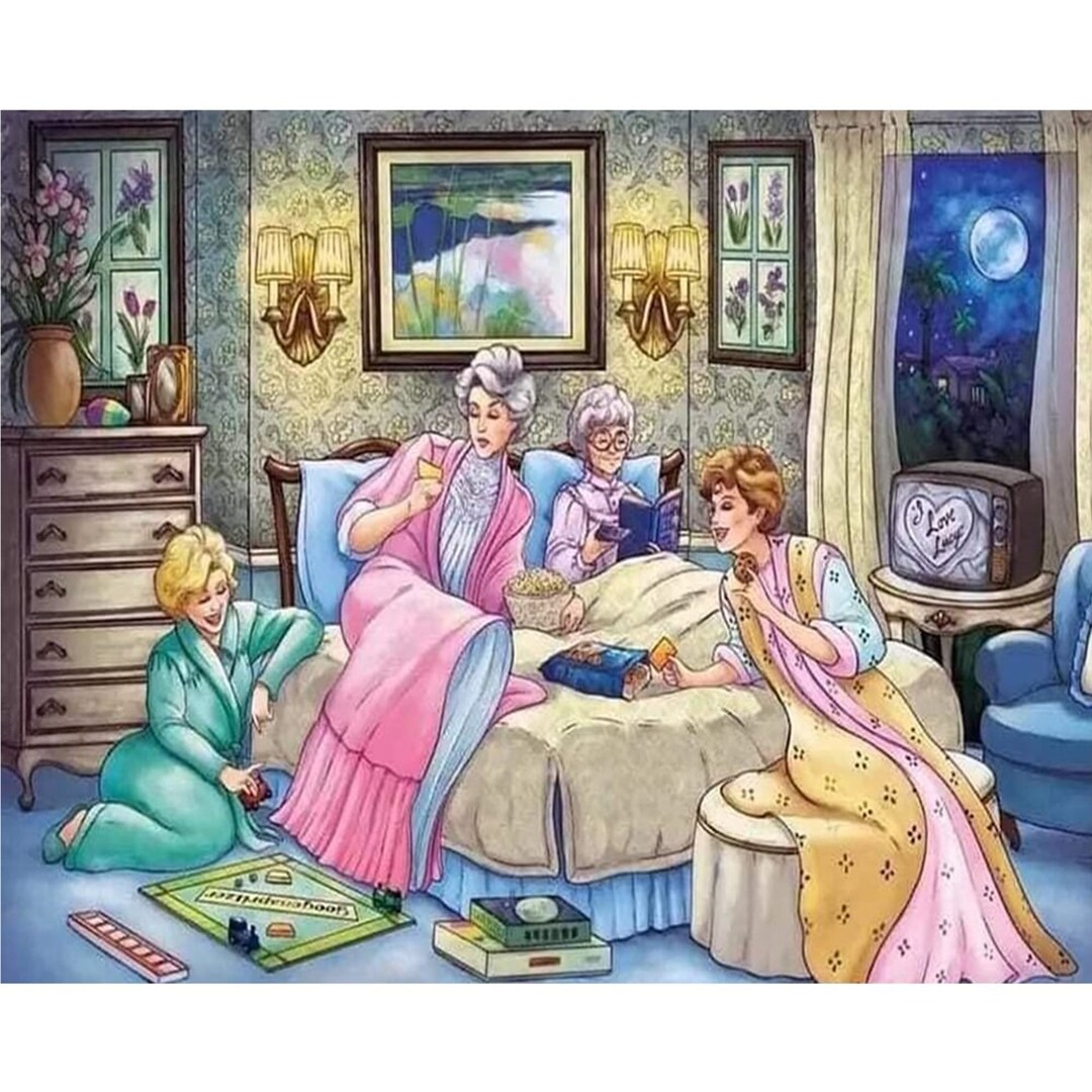 5D DIY Diamond Painting the Golden Girls Embroidery Set Cross Stitch ...