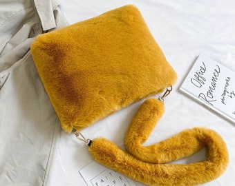 Fuzzy Purse - Etsy
