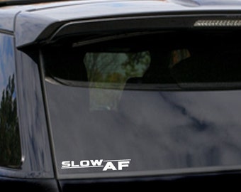 Slow Af Bike Decal - Etsy