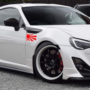 Rising Sun Japan Flag JDM Decal: Car, Laptop, Tumbler Sticker - Etsy