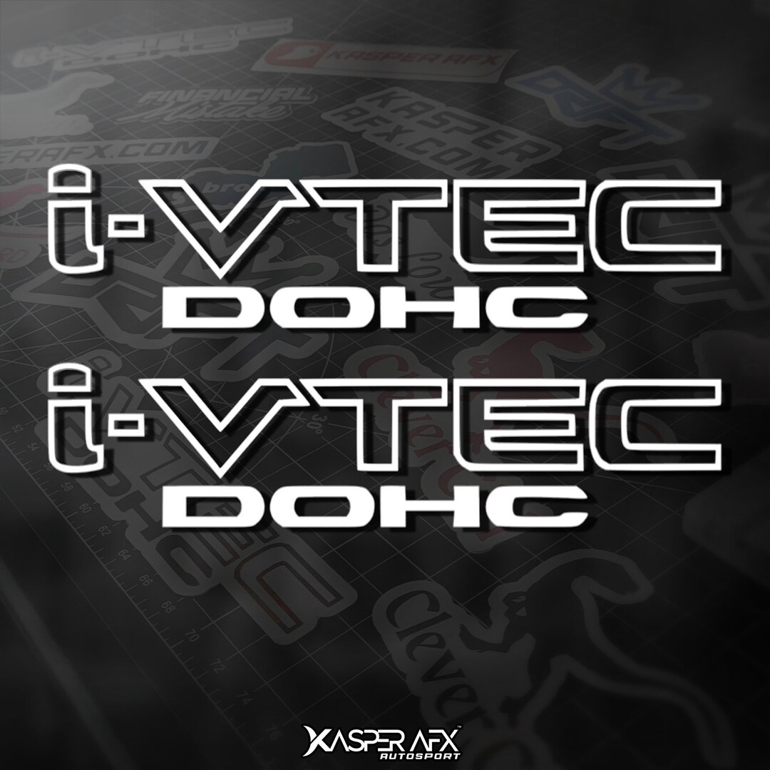 I-VTEC DOHC 2 PACK Decal Sticker Vinyl Graphic Car Guy - Etsy