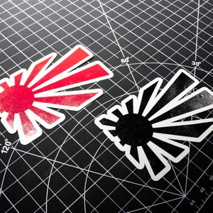 Rising Sun Japan Flag JDM Decal: Car, Laptop, Tumbler Sticker - Etsy
