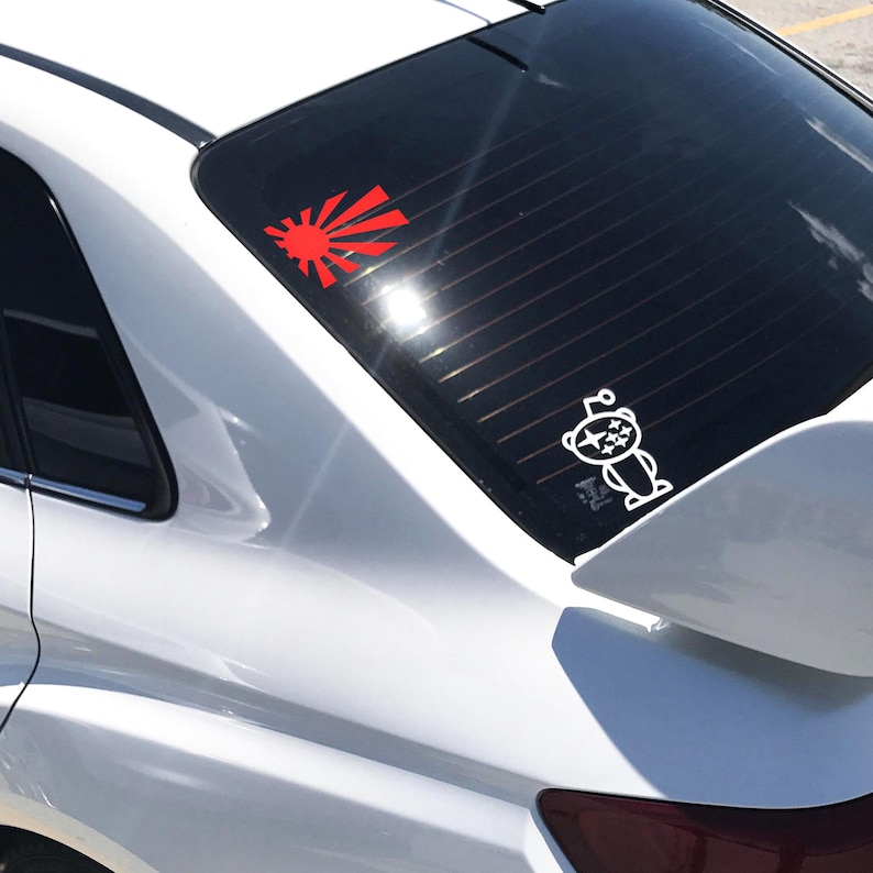 Rising Sun Japan Flag JDM Decal: Car, Laptop, Tumbler Sticker - Etsy
