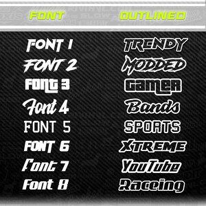 CUSTOM WINDSHEILD Banner Decal Sticker Vinyl Graphic, Car Decals ...