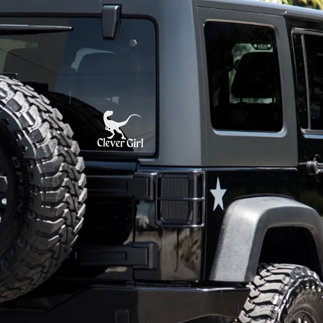 Clever Girl Raptor Vinyl Decal – Jurassic Movie 90s Pop Culture ...