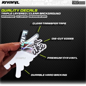 I-VTEC DOHC 2 PACK Decal Sticker Vinyl Graphic, Car Guy, Autosport ...