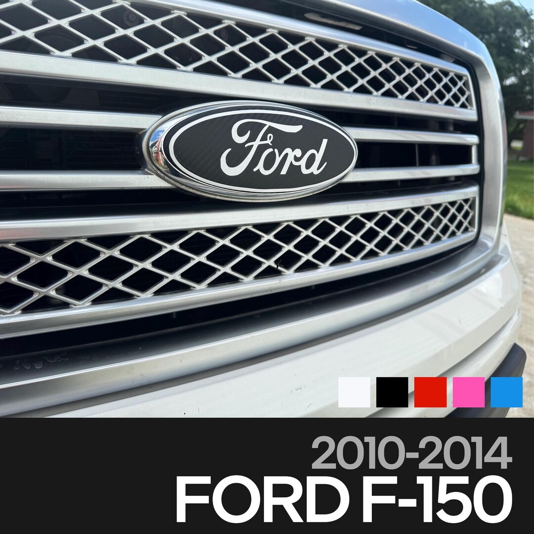2010-2014 Ford F-150 (set of 2) Carbon Fiber Vinyl Overlay - Vinyl ...