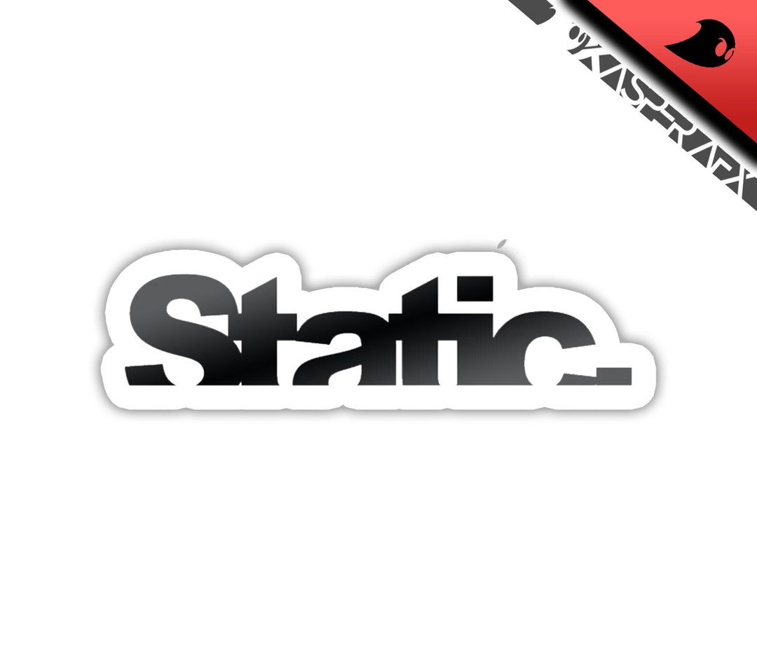 STATIC Slammed Lowered Decal Sticker Vinyl Graphic Car - Etsy