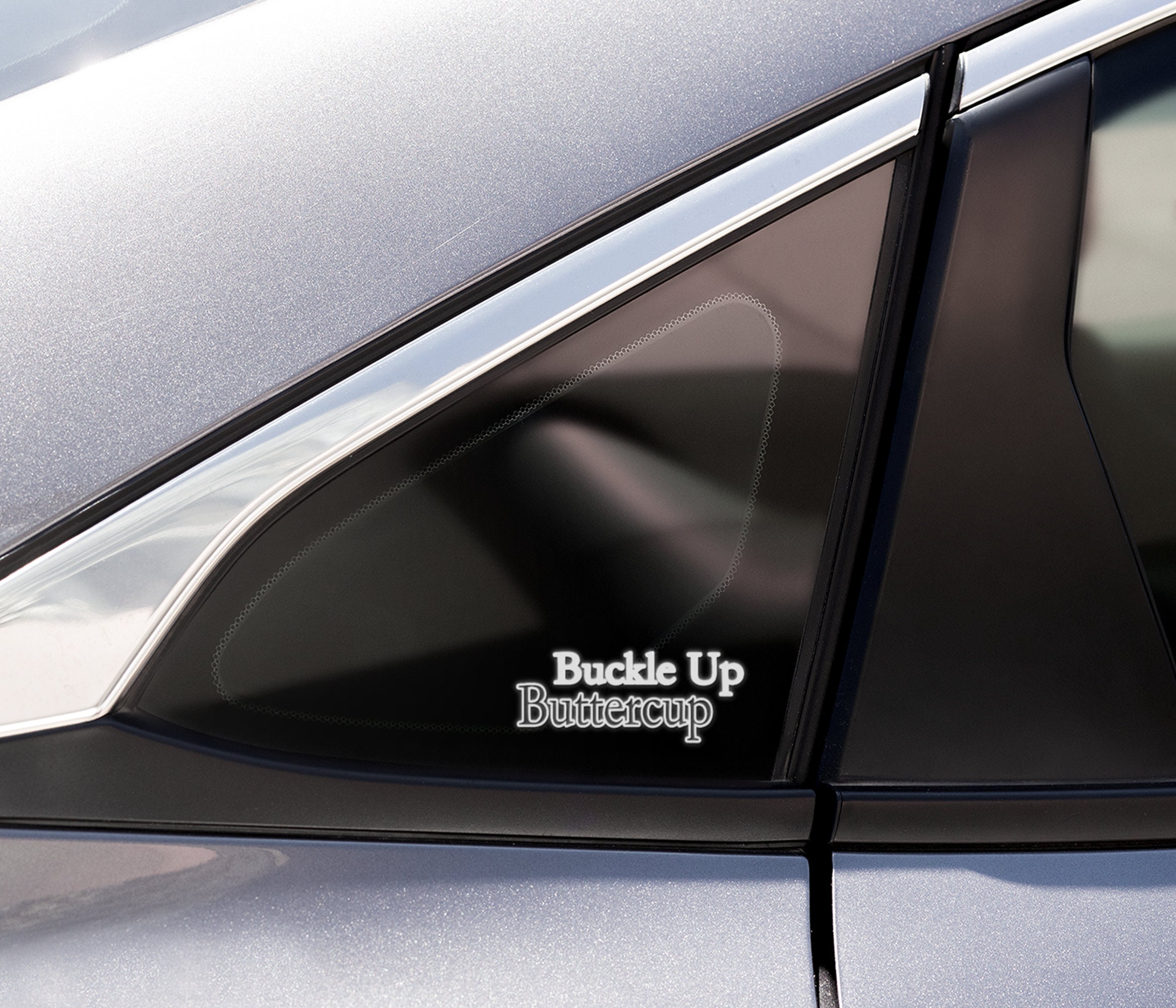 Buckle up Buttercup Decal: Funny JDM Car Truck Vinyl Graphic - Etsy