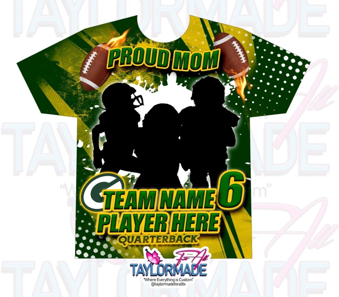 Digital 3D Sports Football All Over Print Photoshop Only Editable ...