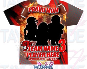 Digital 3D Sports Football All Over Print Photoshop Only - Etsy