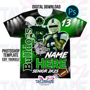 Digital 3D Sports Football All Over Print Photoshop Only Editable ...