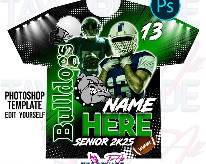Digital 3D Sports Football All Over Print Photoshop Only Editable ...