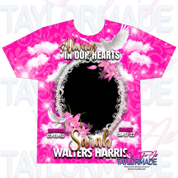 Pink Memorial Shirt - Etsy