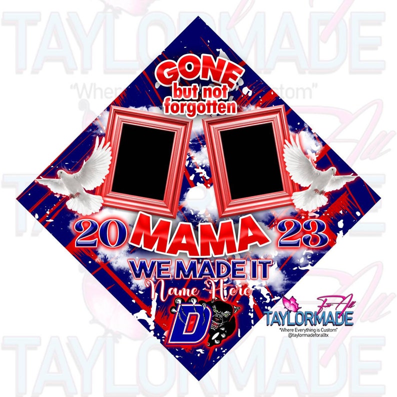 Digital 3D Senior Graduation Cap Topper 3 Photoshop Editable - Etsy