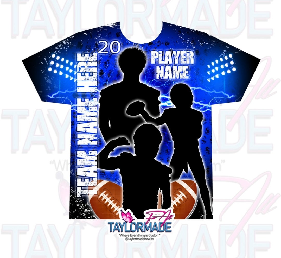 Digital 3D Sports Football All Over Print Photoshop Only Editable ...