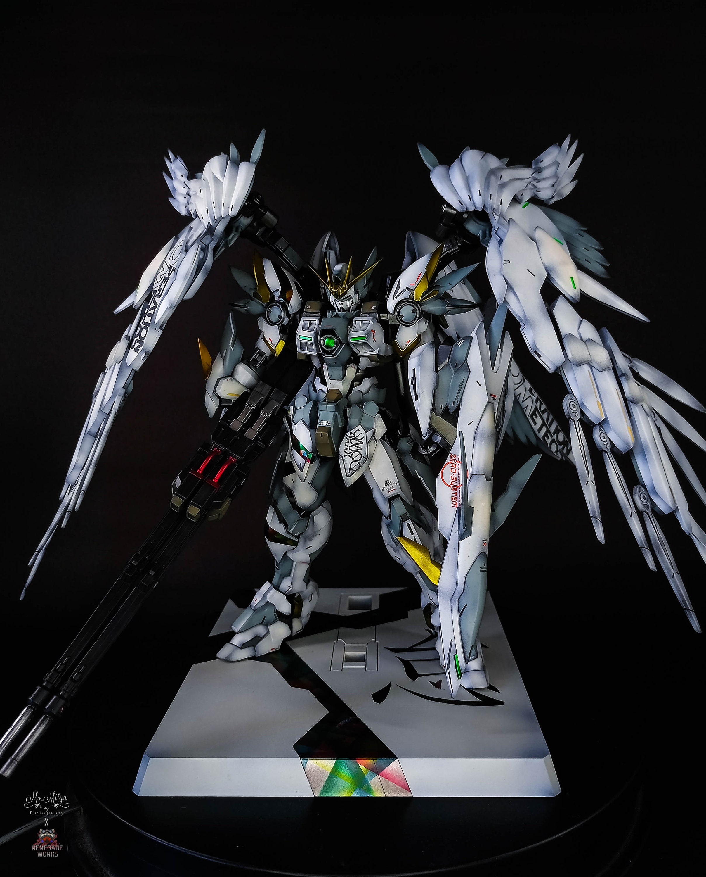 Gundam Wing Zero Custom Drawing