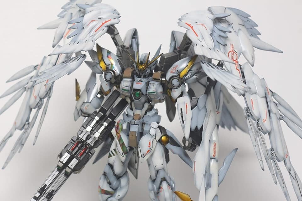 MG Wing Zero Custom Snow White - Etsy