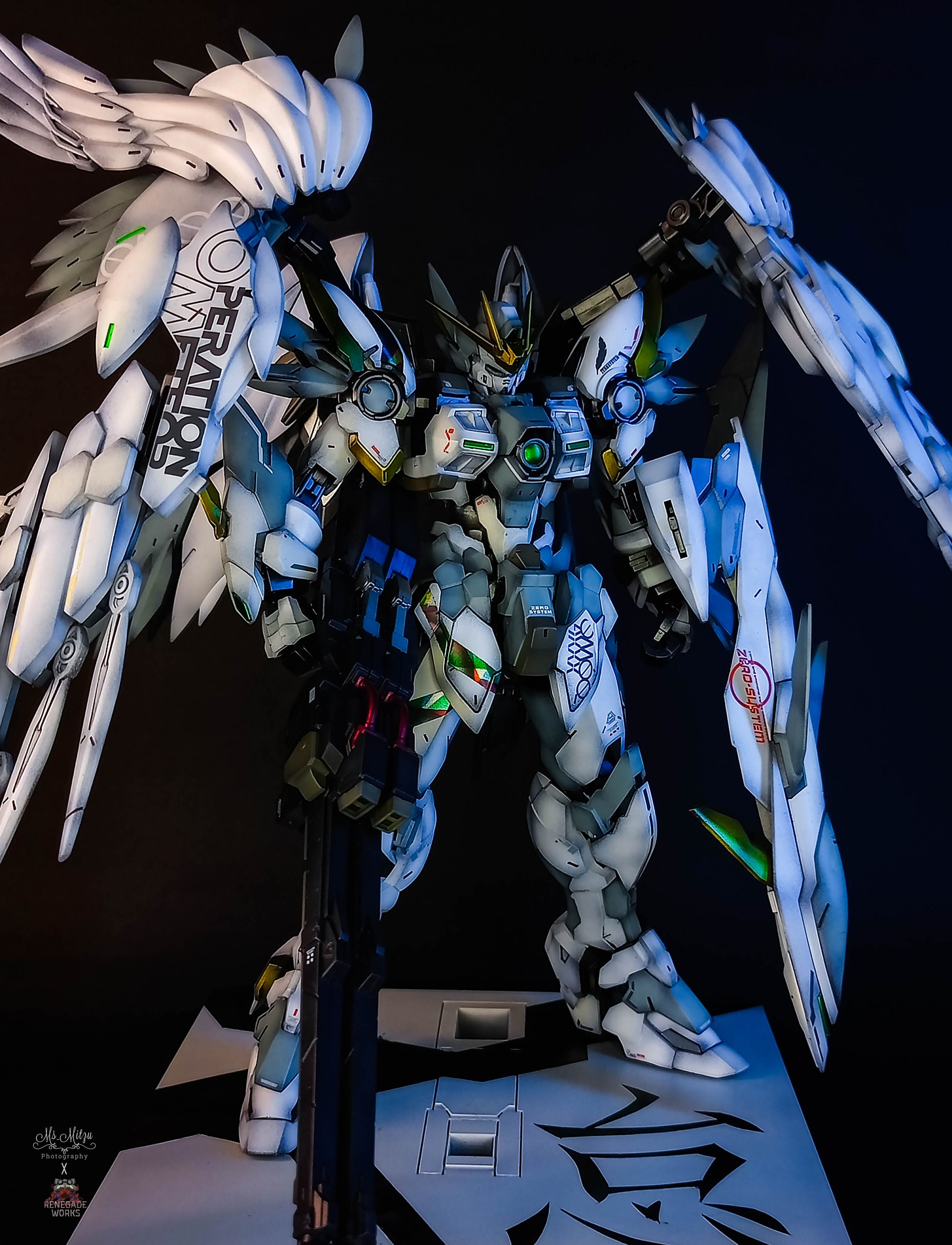 Gundam Wing Zero Custom Drawing