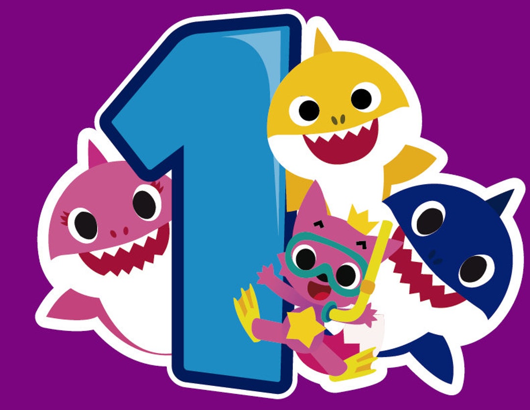 Baby Shark Illustration - Etsy