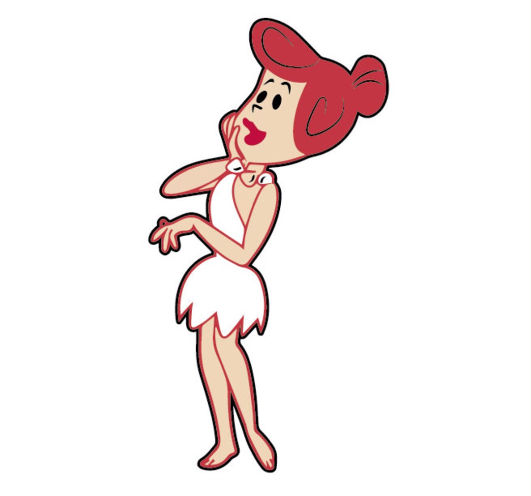 Wilma Flintstone Illustration - Etsy UK
