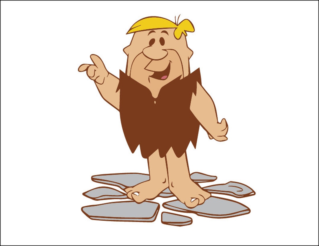 Illustration of Barney Rubble - Etsy
