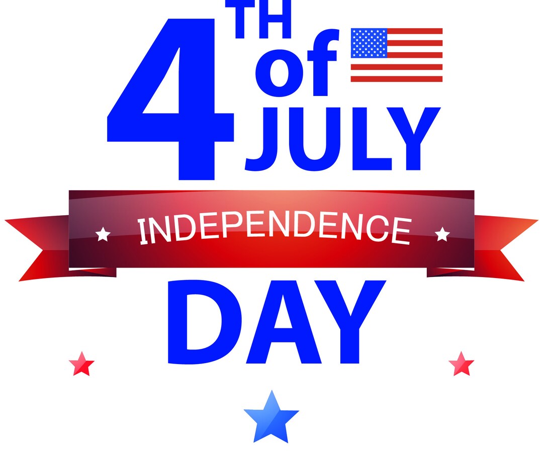 Text Illustration for 4th of July - Etsy