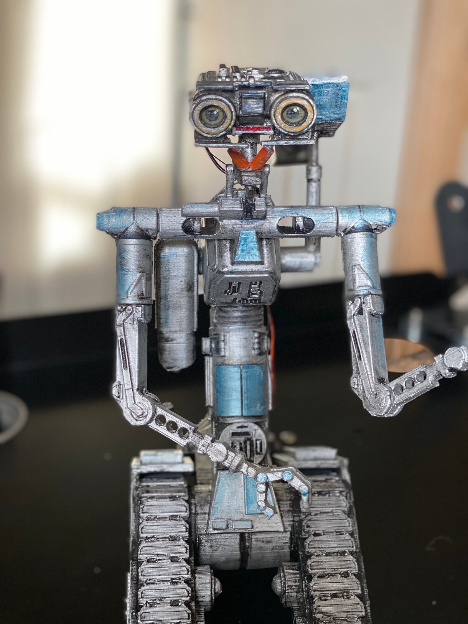 Johnny 5 robot From Short Circuit 10inch Model 3D Printed - Etsy