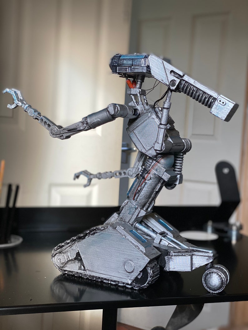 Johnny 5 robot From Short Circuit 10inch Model 3D Printed | Etsy