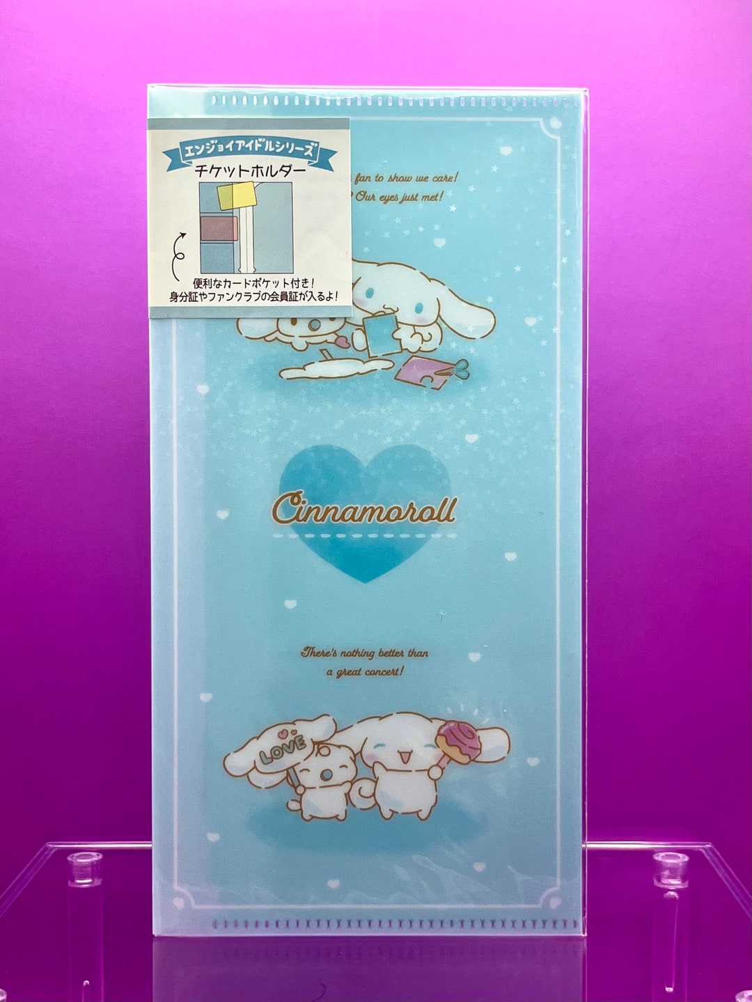 Cinnamoroll Glittery Ticket Holder - Etsy