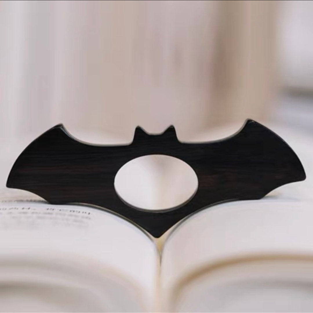 Bat Shaped Wood Thumb Page Holder,book Page Holder,book Buddies,book ...