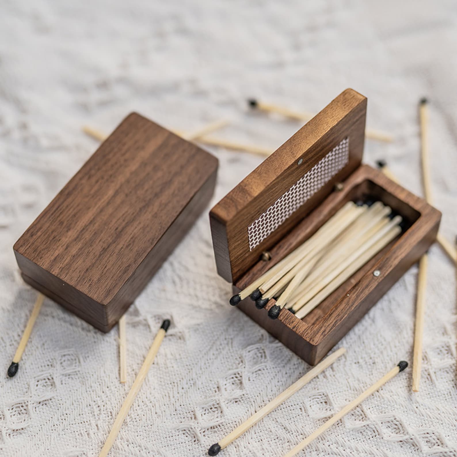 Wooden Matches Casevintage Matches Boxsmoking Gifts - Etsy UK