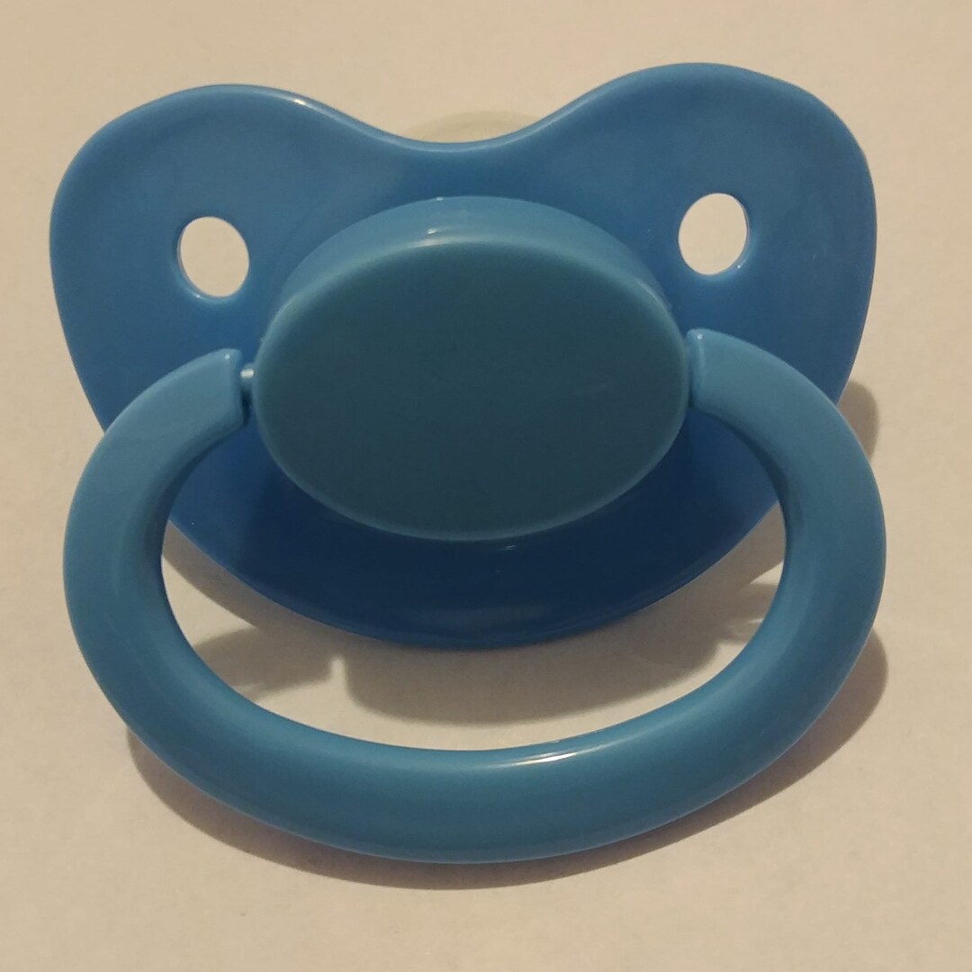 Plain Light Blue Adult Pacifier Adult Paci Undecorated Adult - Etsy