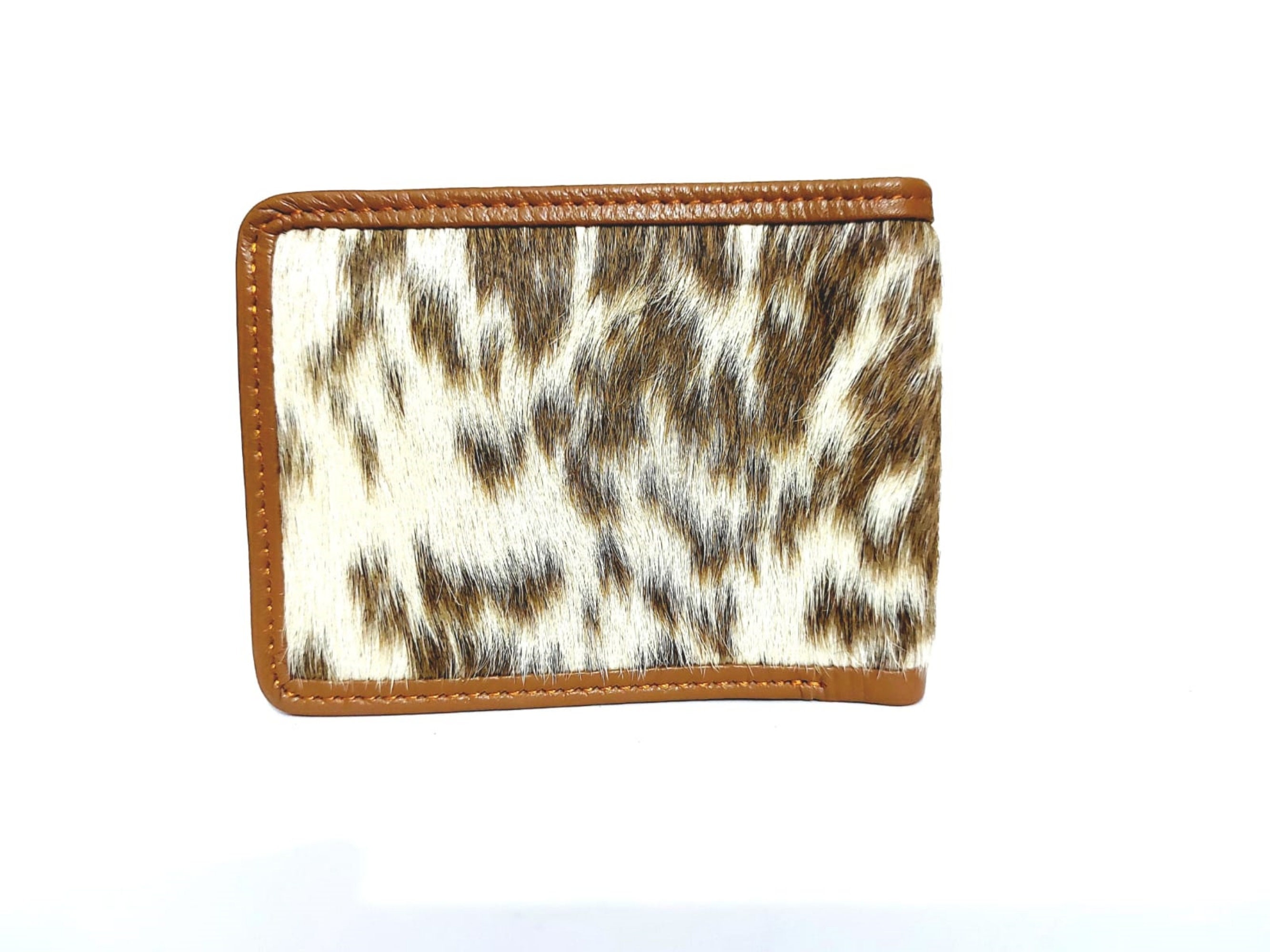 Cowhide Wallets Real Hair on Leather Purses Natural Cow Skin Wallets ...